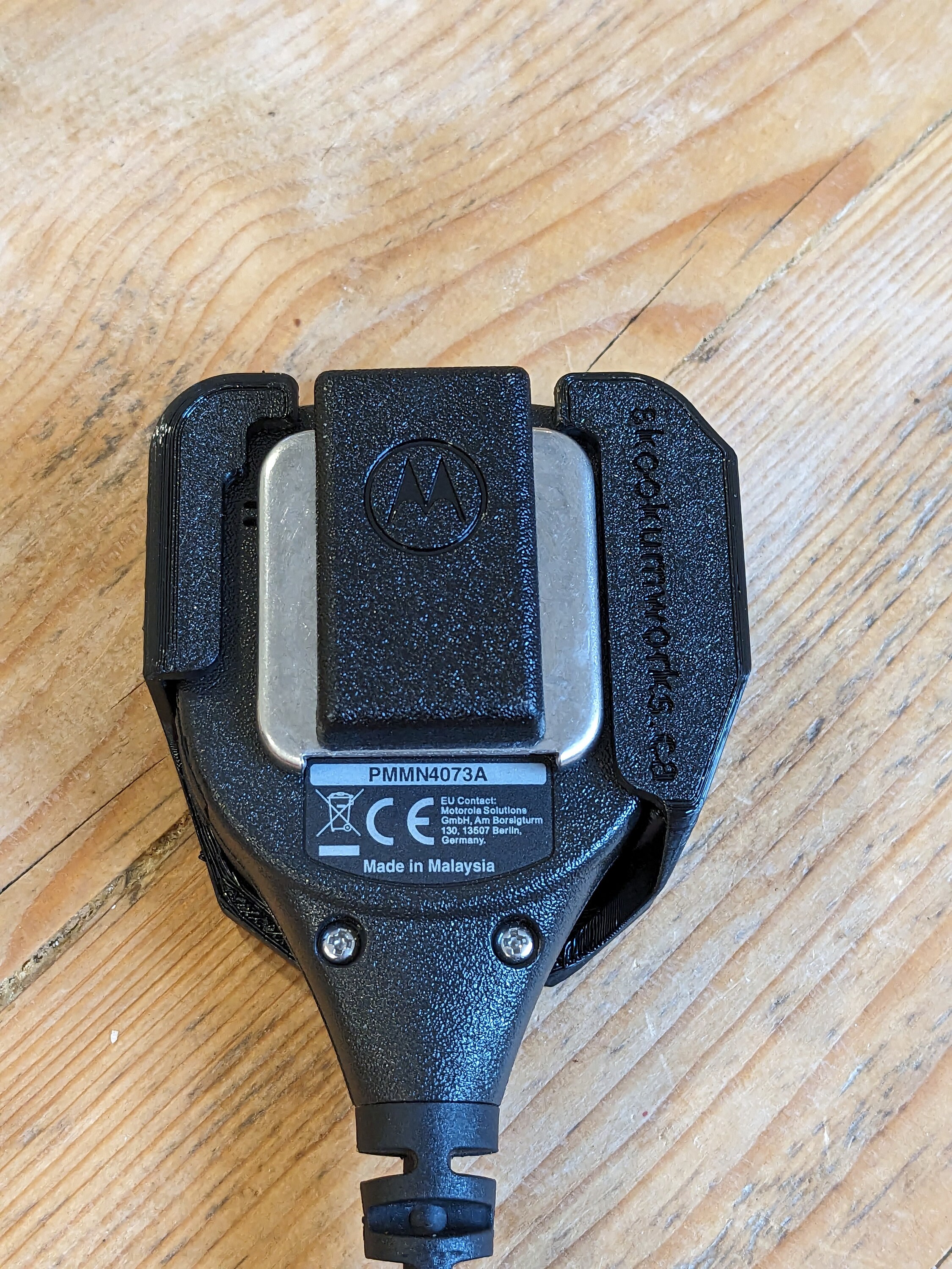 The Hot Mic Portable Motorola Radio Accessory Prevents PTT Speaker ...