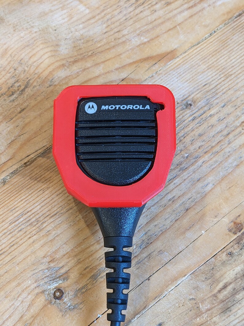 The Hot Mic Portable Motorola Radio Accessory Prevents PTT Speaker Microphone Button From Being ...