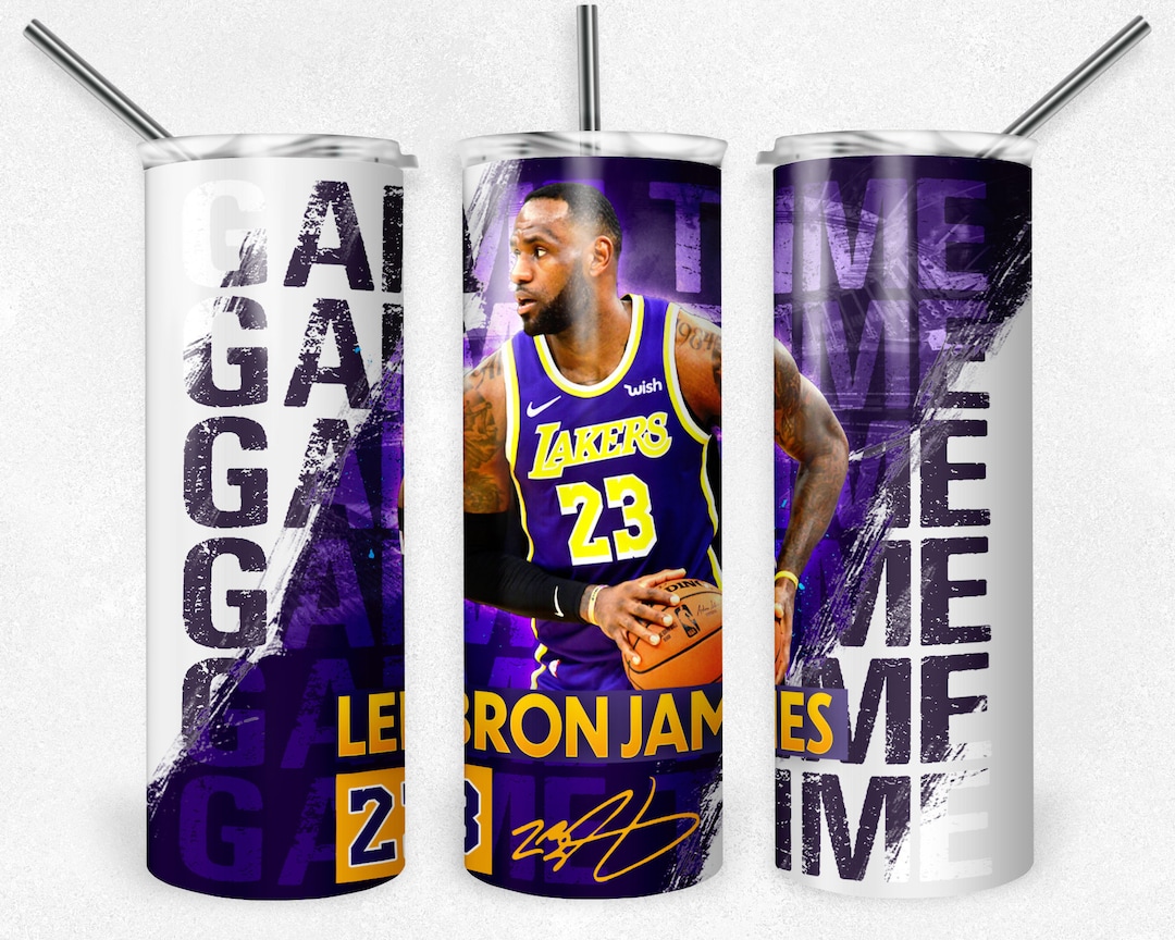 Lebron James Tumbler With Straw, Coffee Tumbler, Gift for Him, Coffee ...