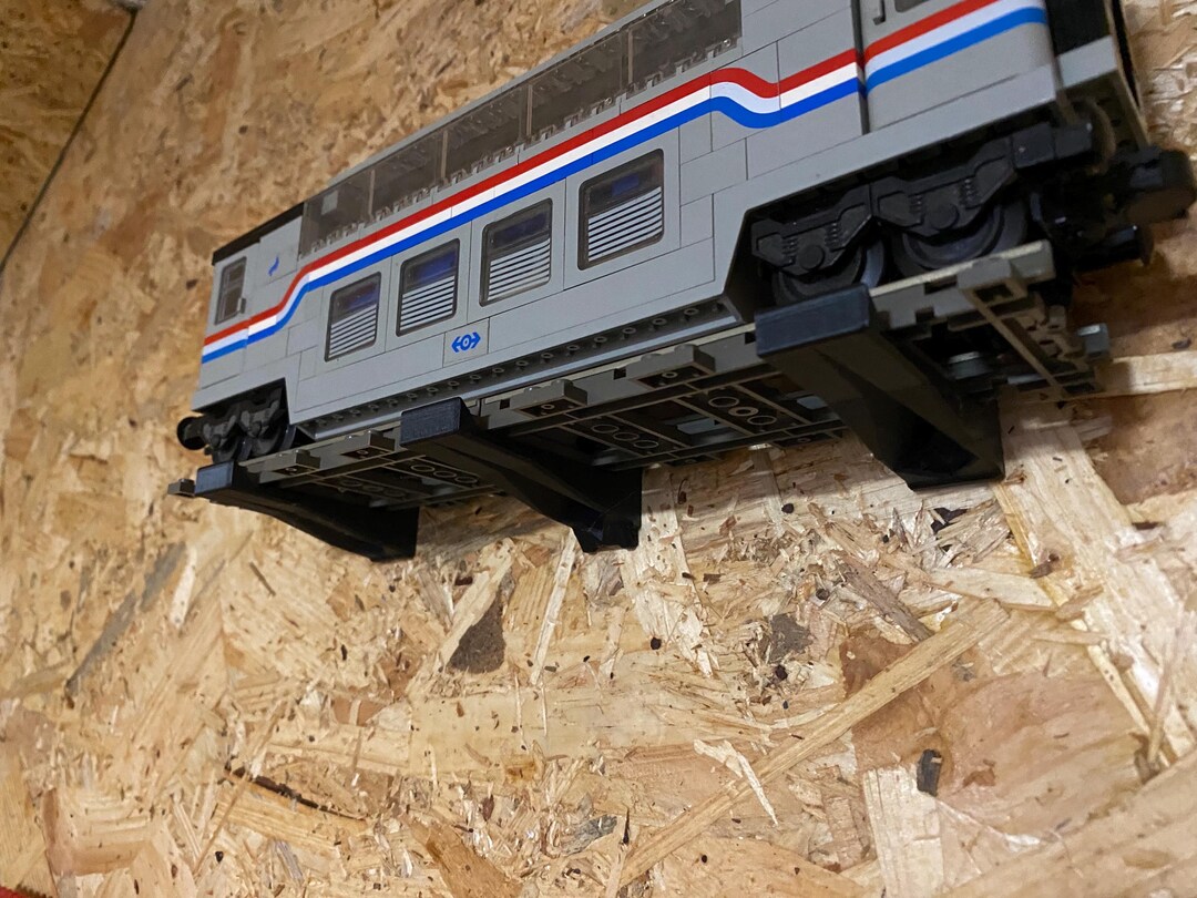 5 X Wall Mount Brackets for Lego Train Track Display - City Express - Etsy