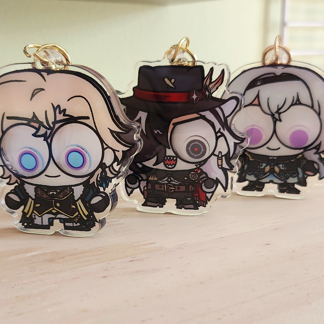 Honkai Star Rail HSR Penacony Googly Eye Shaker Keychains - Boothill ...