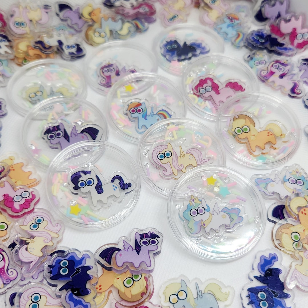 MLP My Little Pony Shaker Coin Charms - Etsy