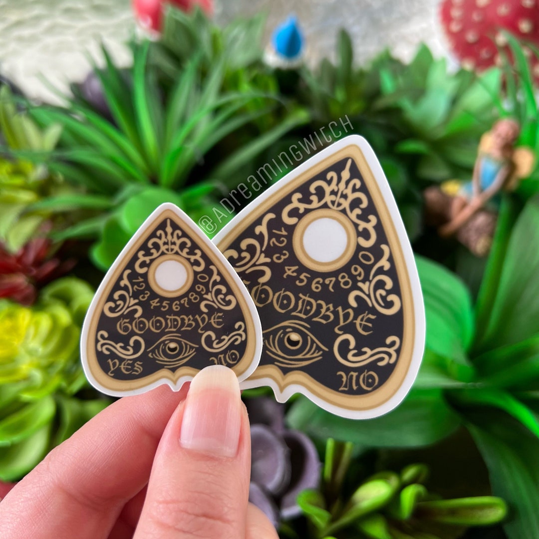 Ouija Board Planchette / 2 Sizes | Glossy Vinyl Sticker | Witchy Spooky ...