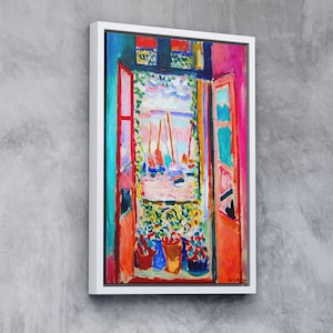 Henri Matisse the Open Window Canvas Wall Art - Etsy