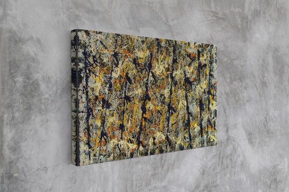 Jackson Pollock Blauwe Palen