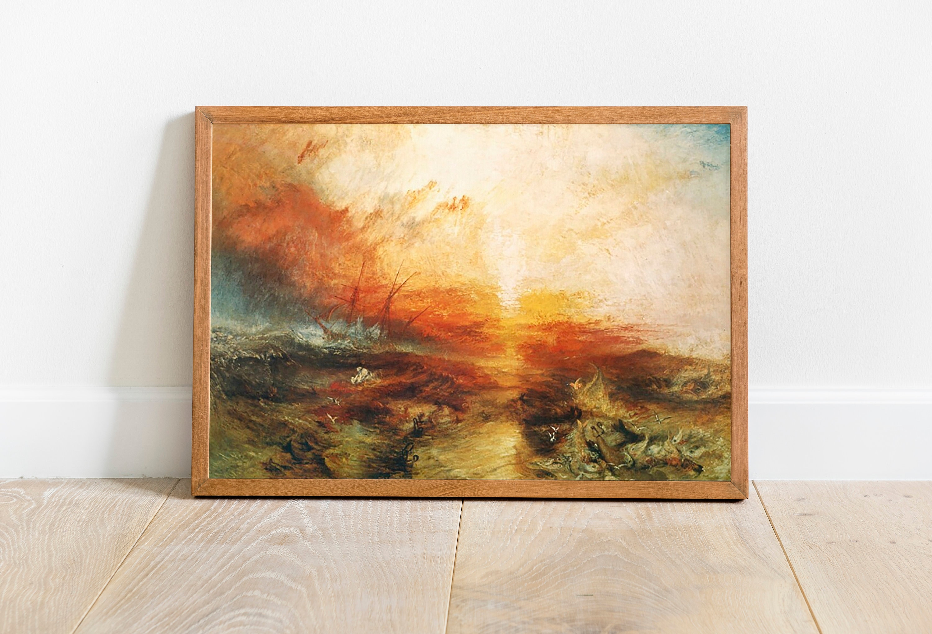 Joseph Mallord William Turner Slave Ship 1840 Canvas Wall Art ,modern ...