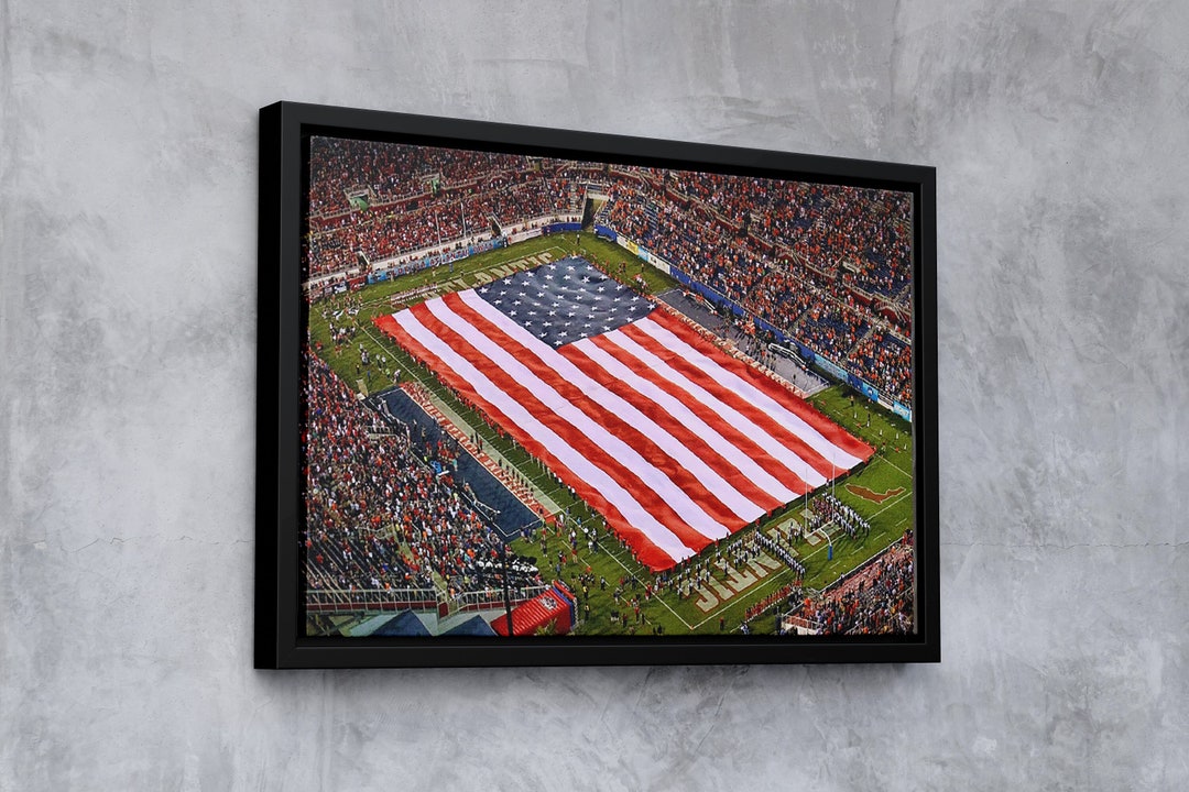 Flag Air Force ,colorado Stadium Canvas Wall Art ,falcons Stadium ...
