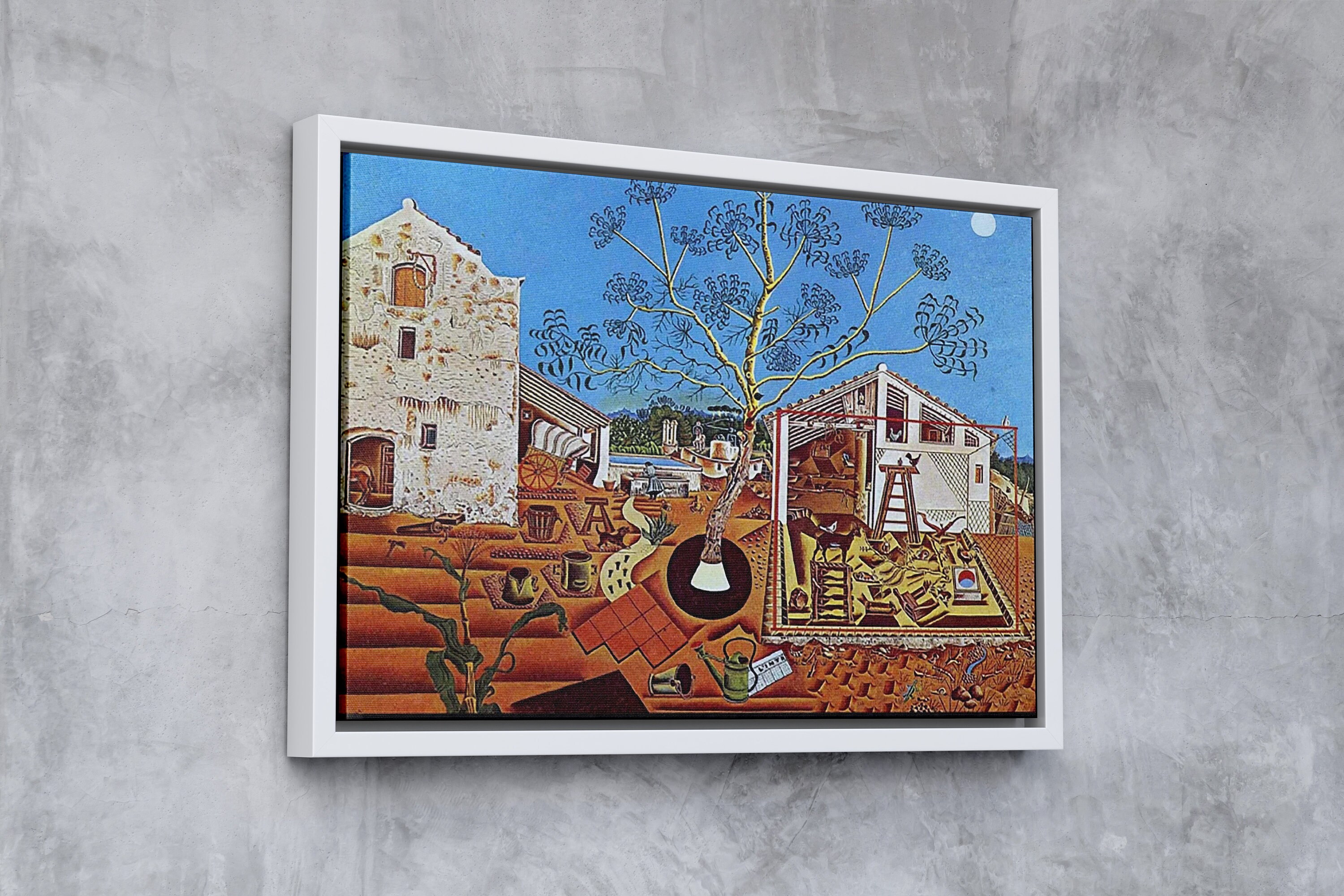 Joan Miró the Farm, Large Size Canvas - Etsy