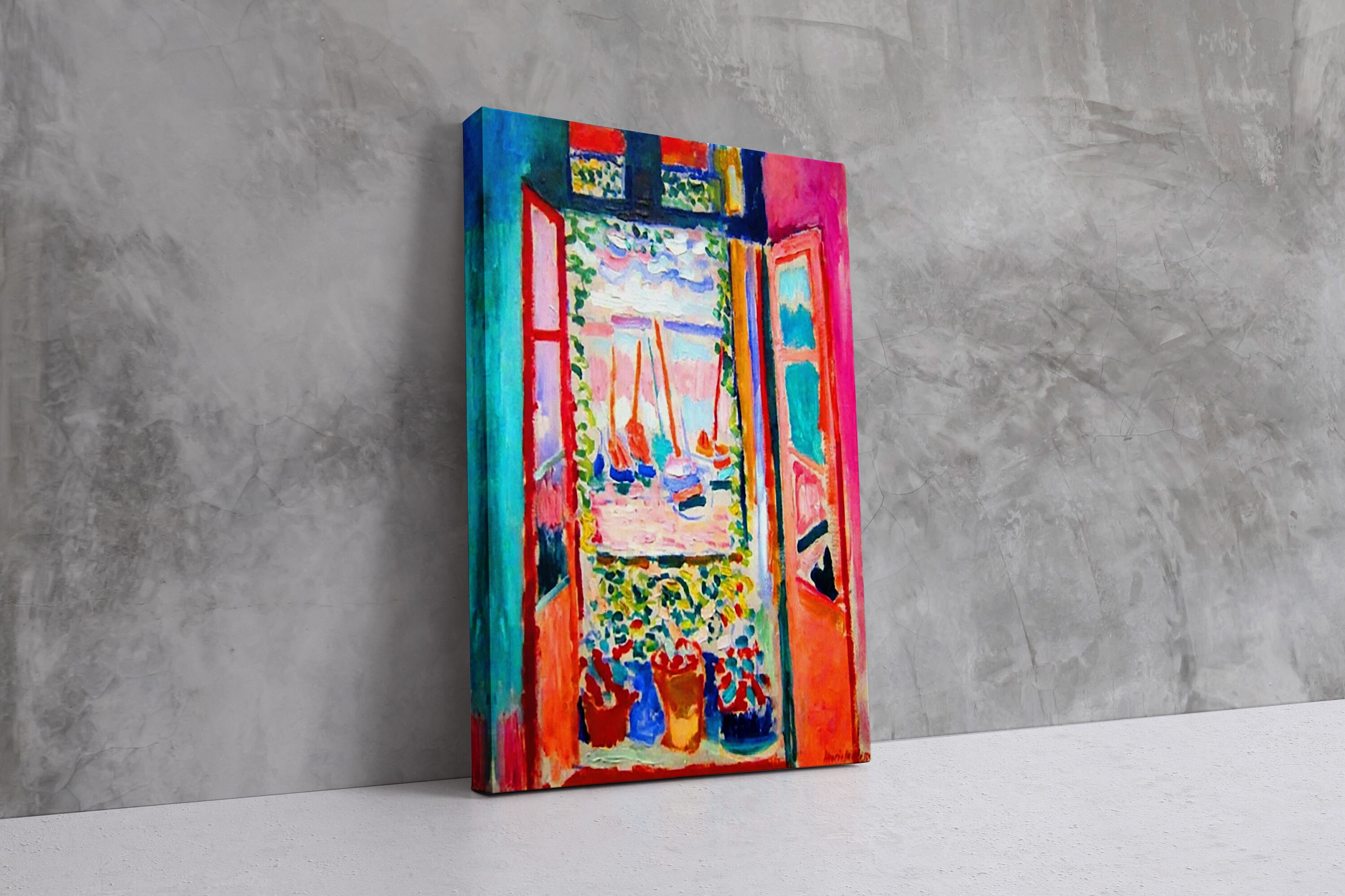 Henri Matisse the Open Window Canvas Wall Art - Etsy