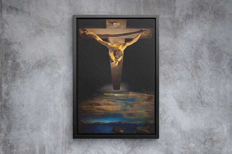 Christ of St John of the Cross by Salvador Dali ,canvas Wall Art ...