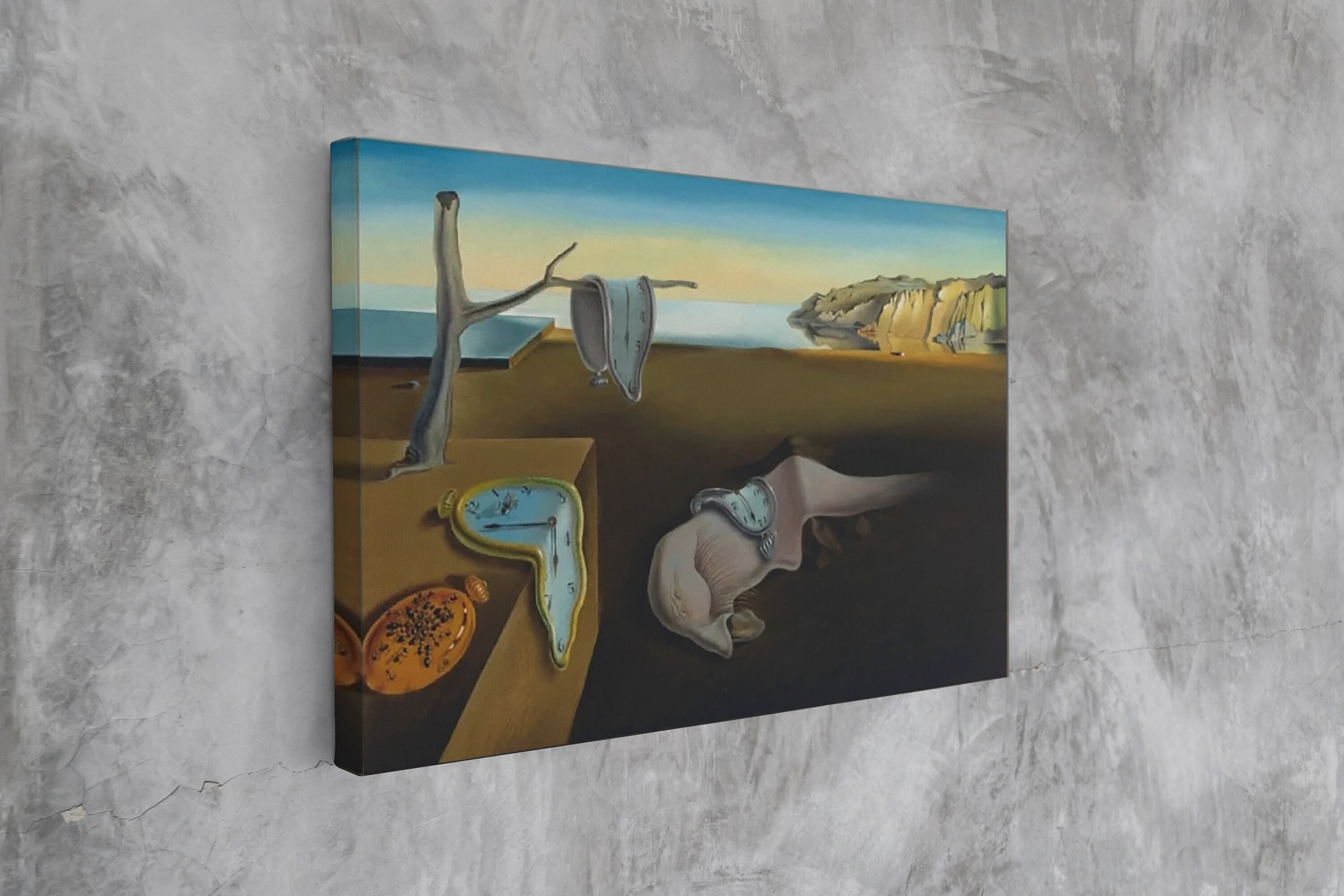 Salvador Dali Canvas, the Persistence of Memory Picture Canvas ,melting ...