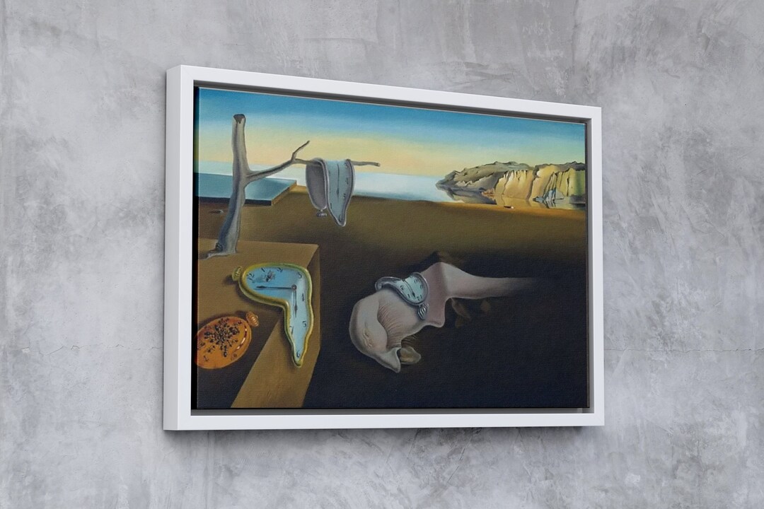 Salvador Dali Canvas, the Persistence of Memory Picture Canvas ,melting ...
