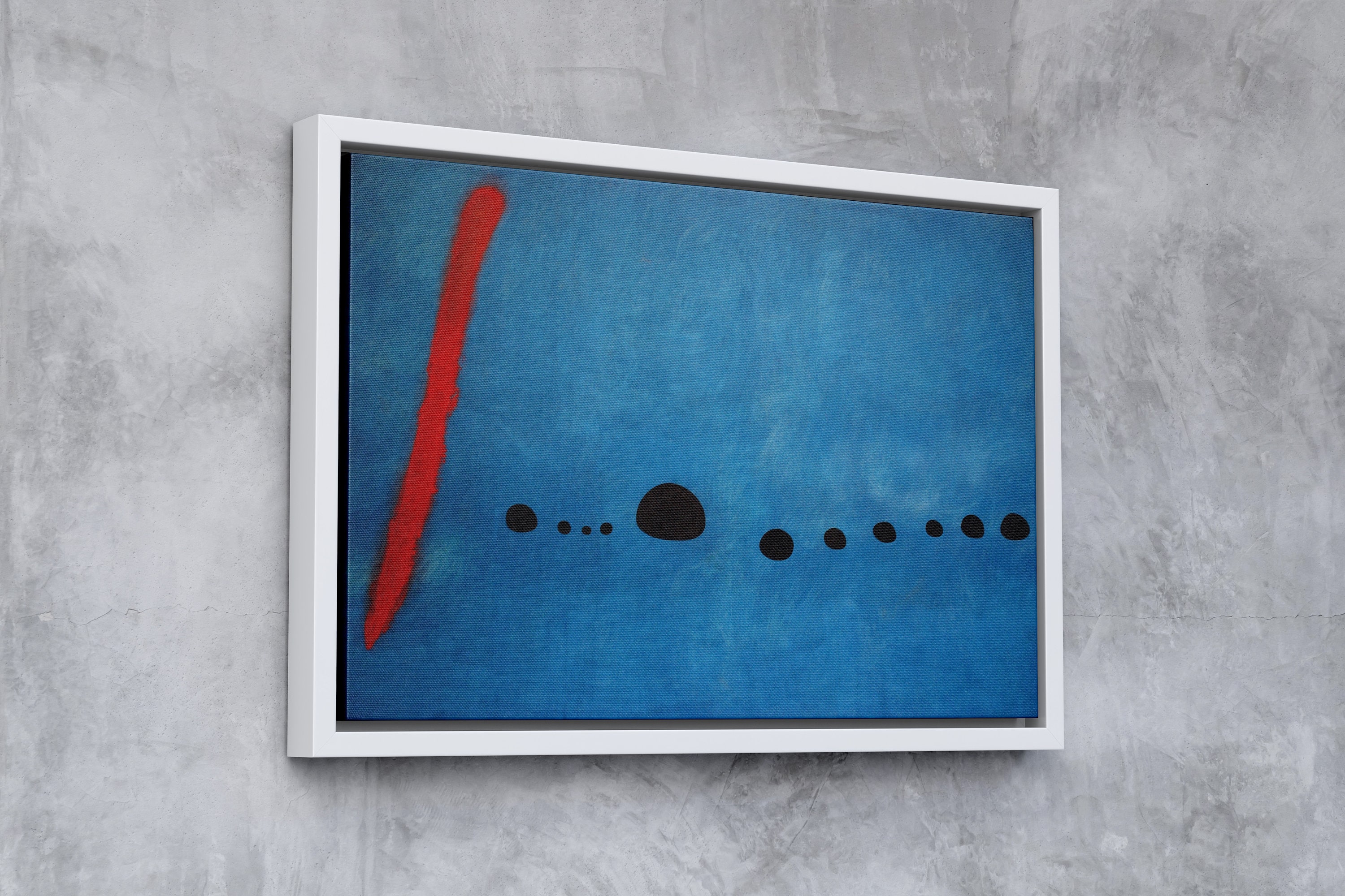 Joan Miro Exhibition Canvas ,blue II , Museum Artist ,large Floating ...