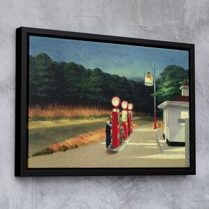 Gas 1940 by Edward Hopper Poster, Exhibition Poster, Vintage Poster ...