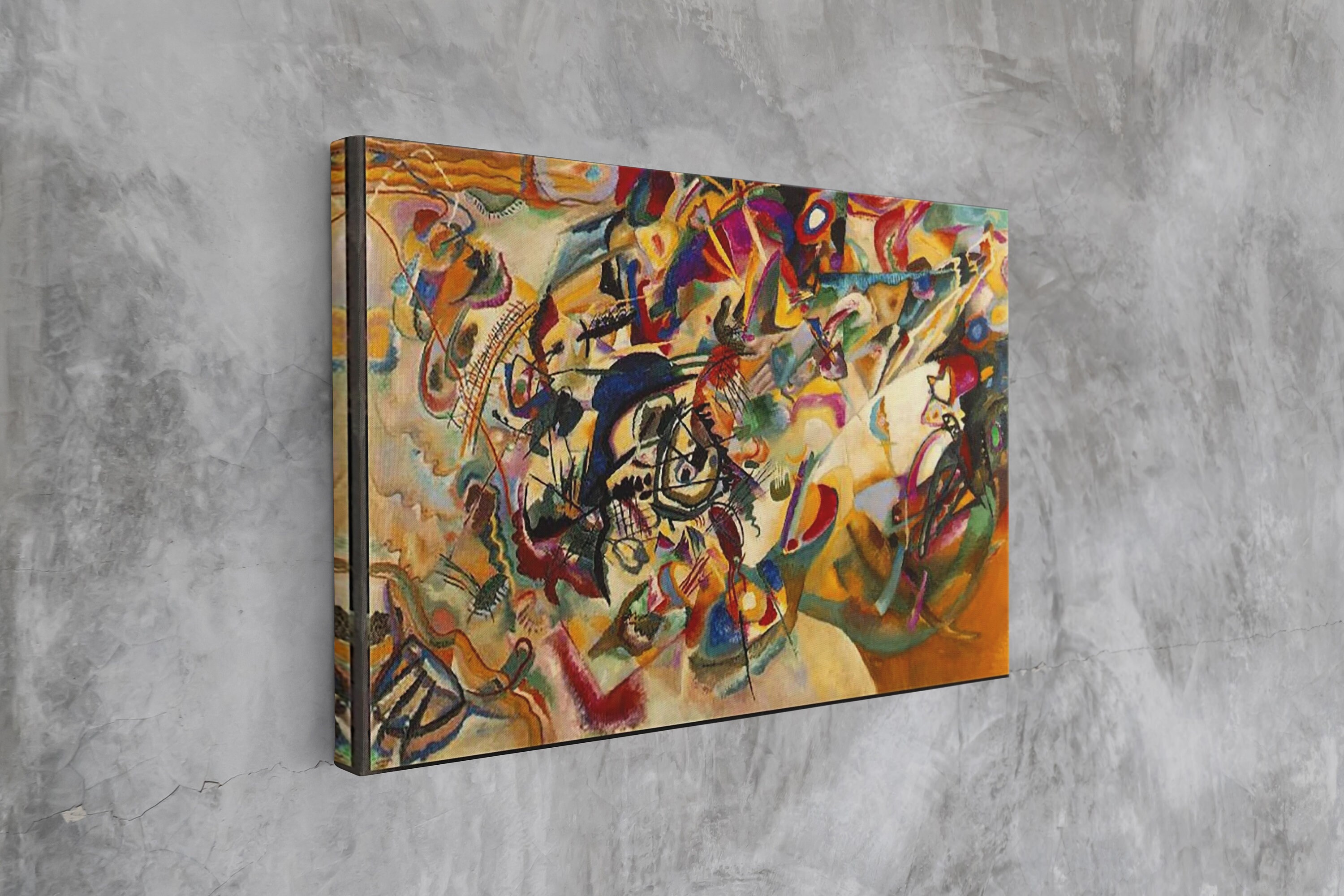 Wassily Kandinsky Composition VII Wall Art Print,kandinsky Reproduction,canvas Wall Print ...