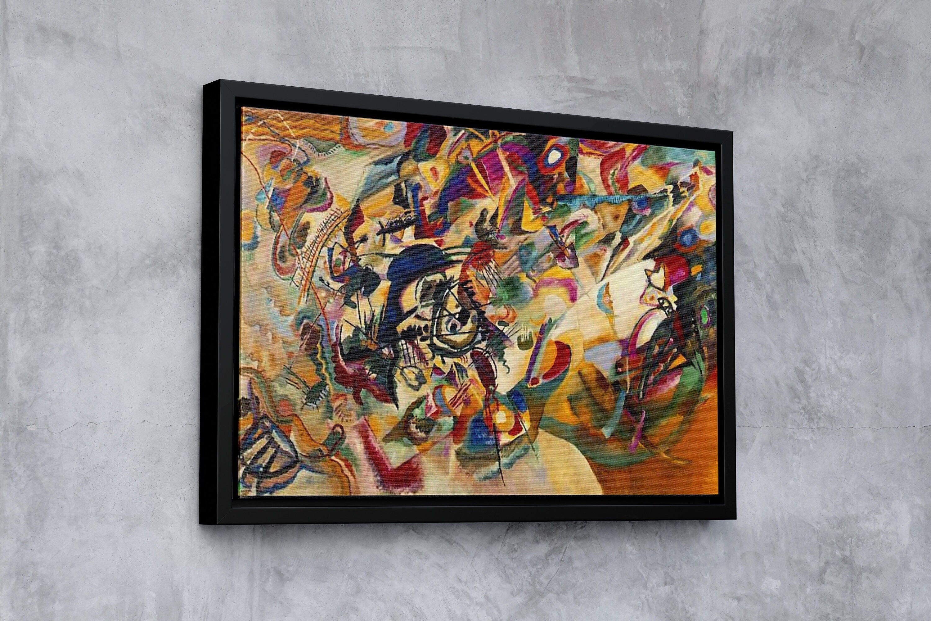 Wassily Kandinsky Composition VII Wall Art Print,kandinsky Reproduction,canvas Wall Print ...