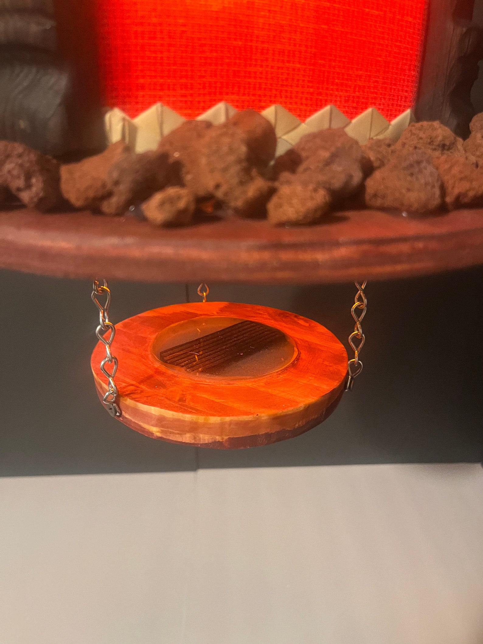 Tiki Bar Handmade Moai Hanging Tiki Lamp Light Lava Rock - Etsy