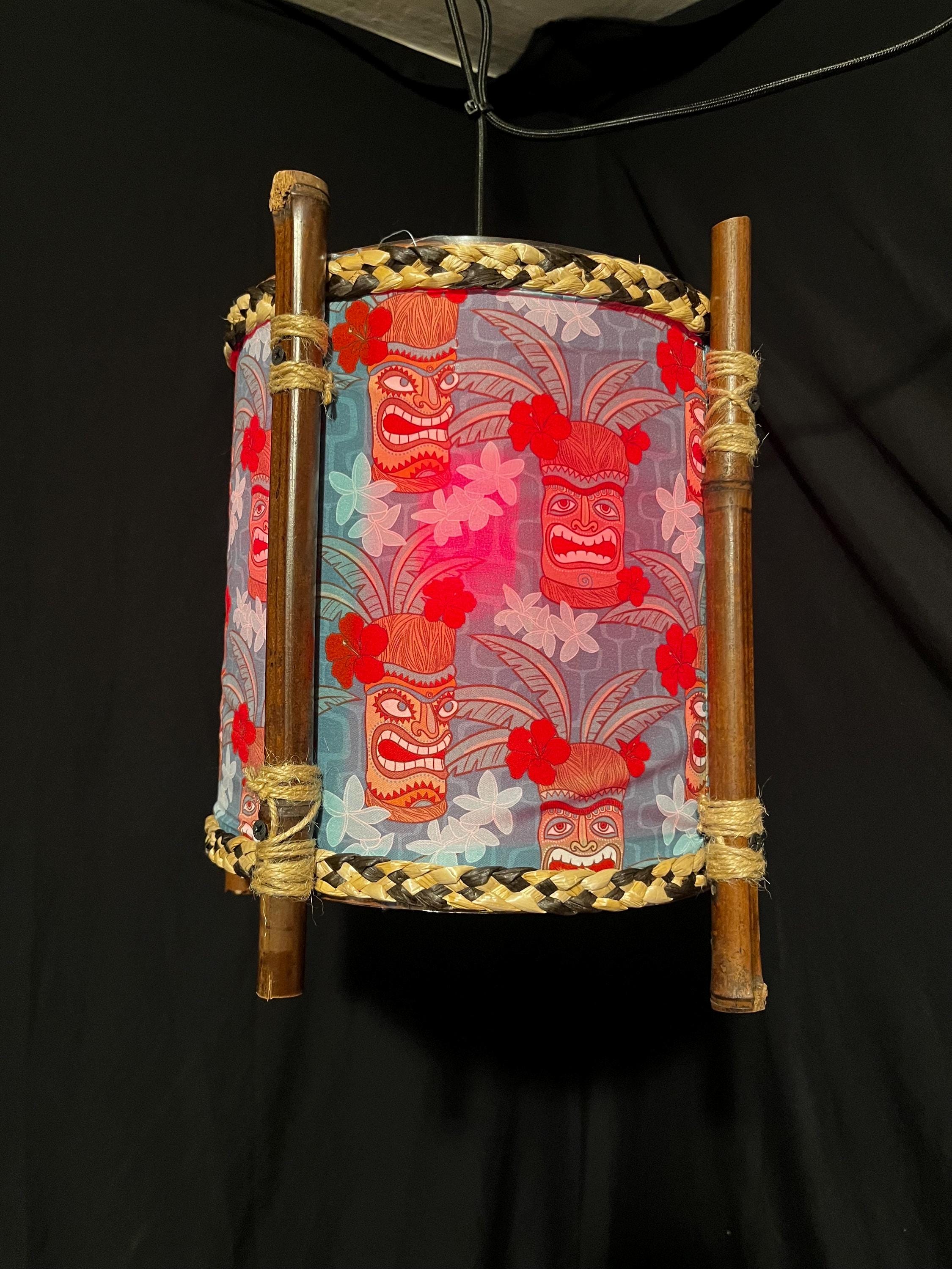 Tiki Lamp Hanging Tiki Bar Lamp - Etsy