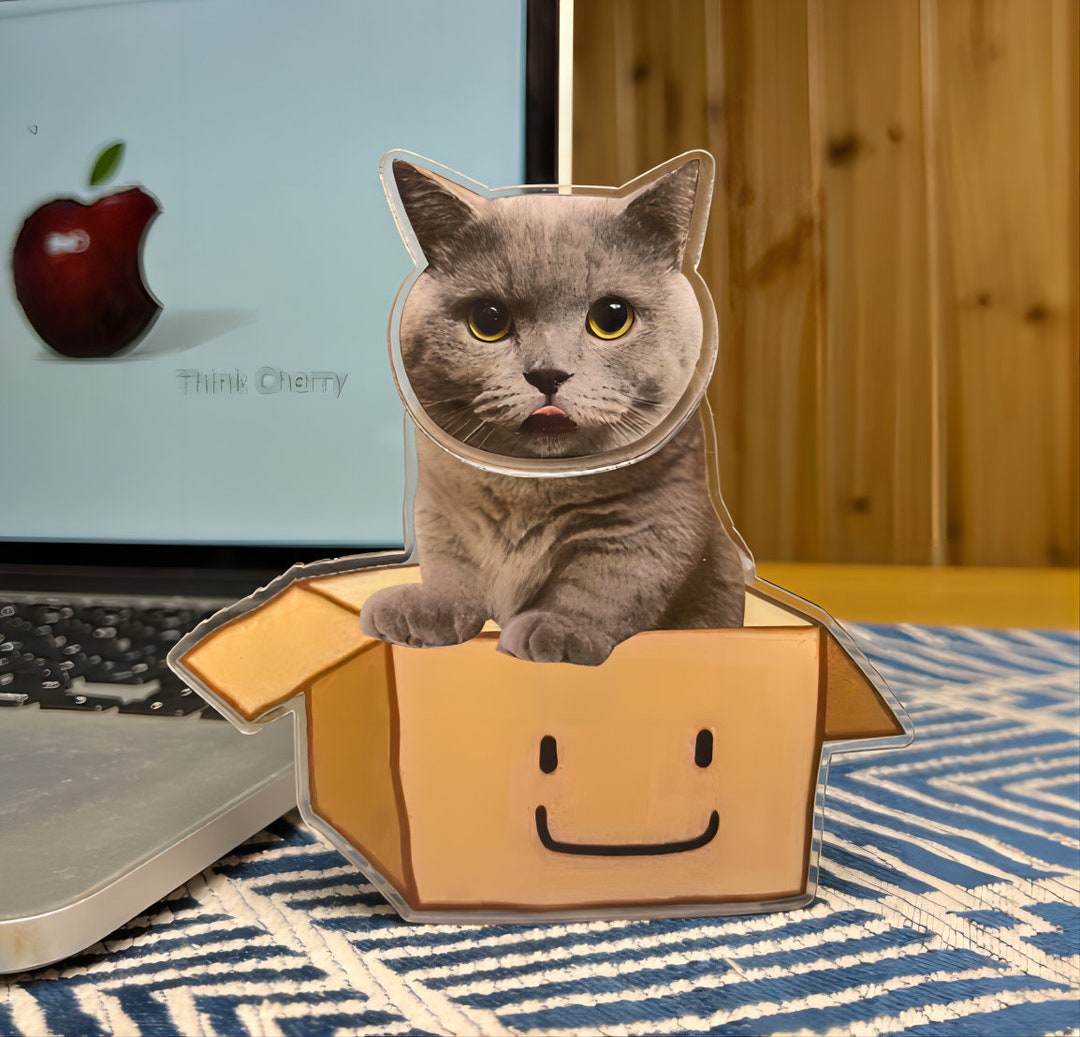 Cat Head Shaking Custom Ornament Valentine's Day Edition Cat Bobblehead ...