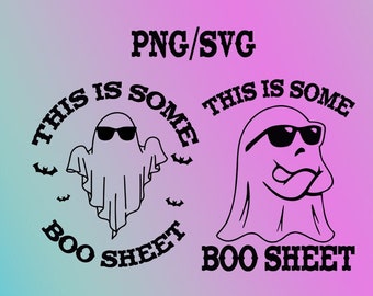 Funny Halloween Svg, Ghost, Halloween Shirt, Boo Sheet Files for Cricut ...