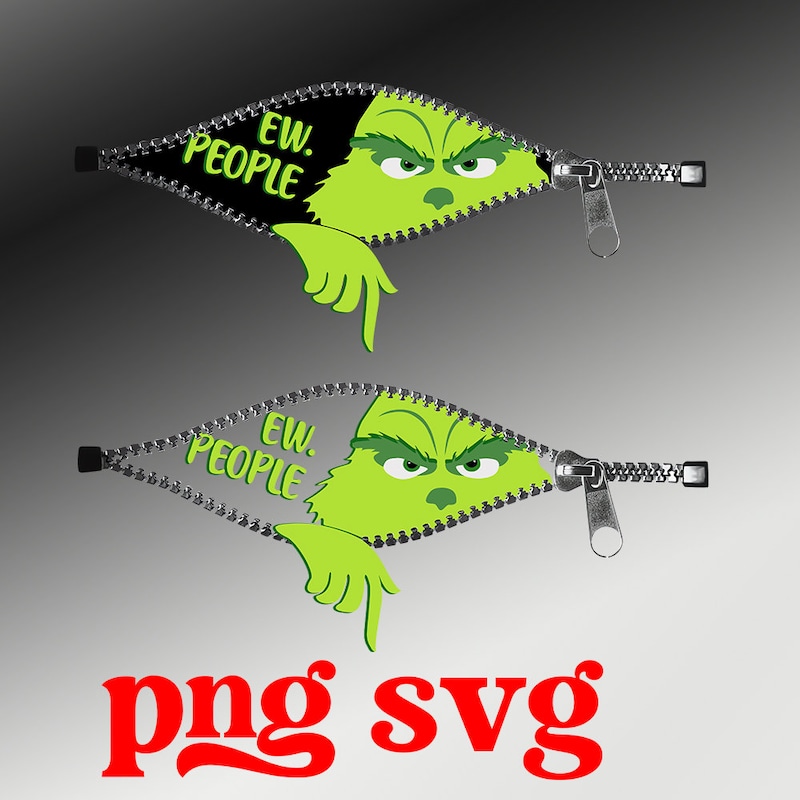 Grinch Ewww People Svg - Etsy