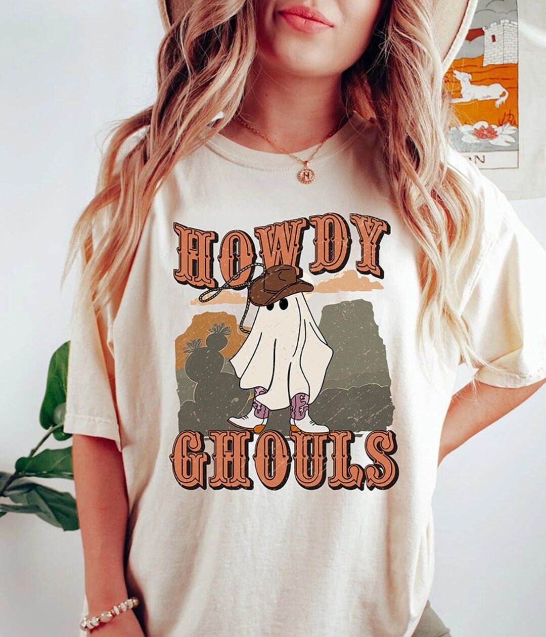 Halloween PNG, Howdy Ghouls Svg PNG, Western Halloween Fall Ghosts ...