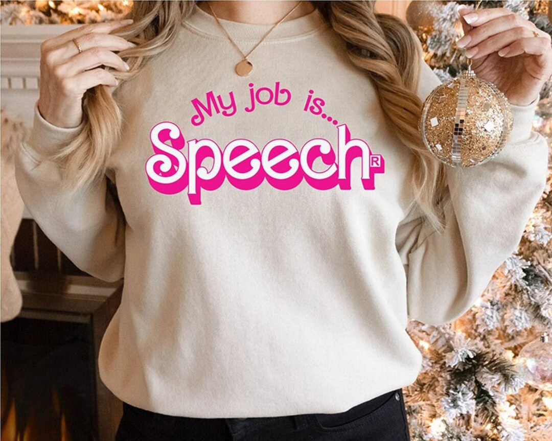 My Job is Speech Svg Png, Pink Retro SLP Pathology, Speech Therapist ...