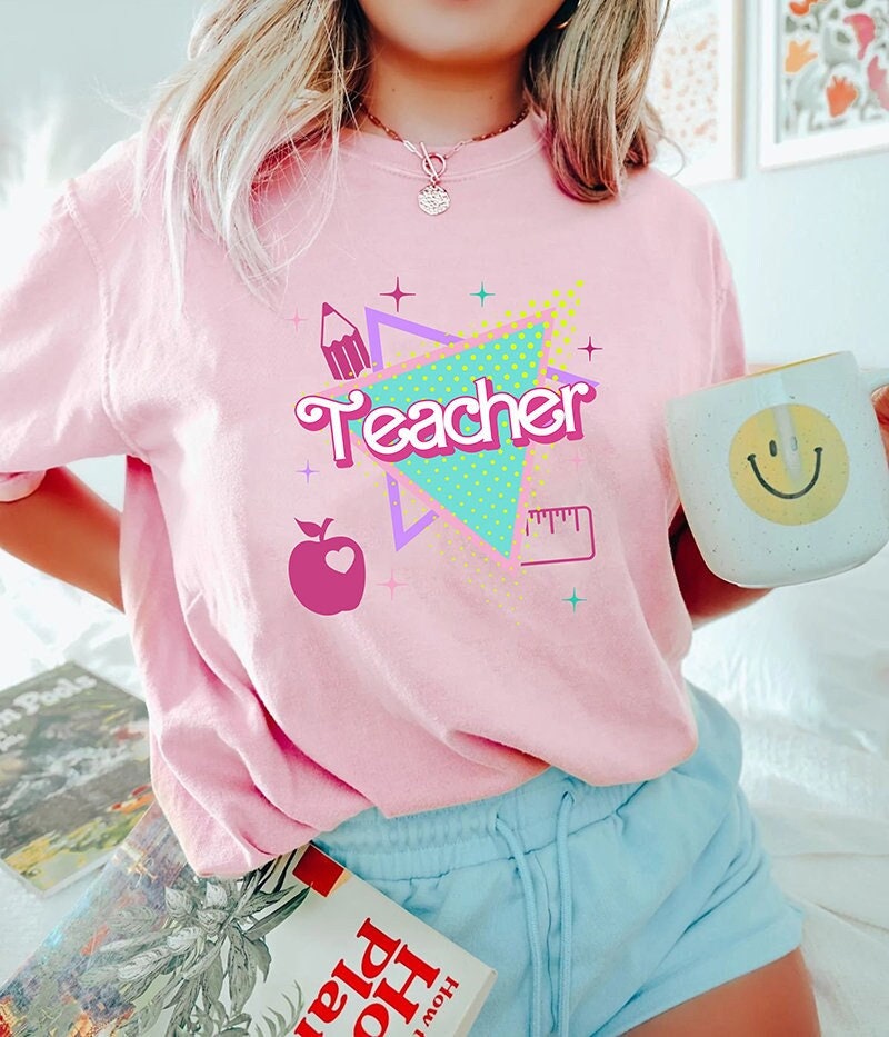 Teacher Pink Svg Teacher Pink PNG Teacher 2024 High School - Etsy