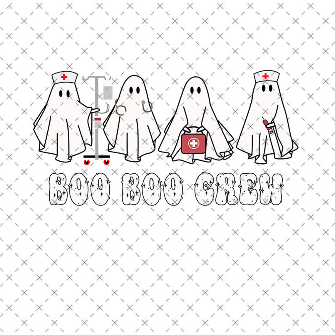 Nurse Halloween Svg Cute Ghost Nurse PNG Spooky Nurse Svg - Etsy