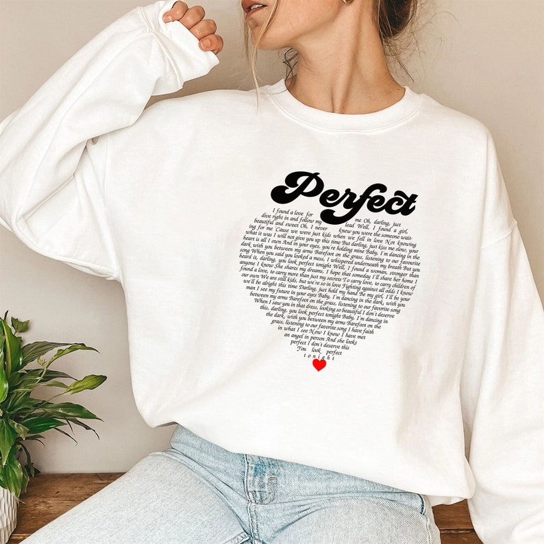 Ed Perfect Song Lyrics Love Png Svg - Etsy