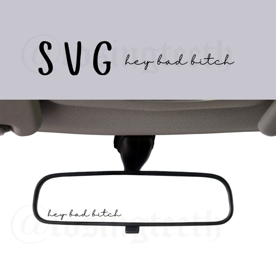 Hey Bad Bitch Sticker Car Decal Hey Bad Bitch Svg - Etsy