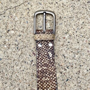 Genuine Rattlesnake Skin Belt - Etsy
