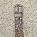 Genuine Rattlesnake Skin Belt - Etsy