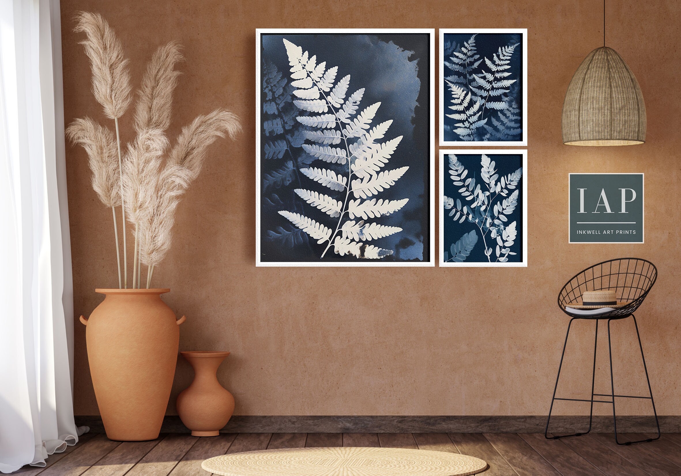 Cyanotype Print Set 8 Image Set Digital Print Download - Etsy