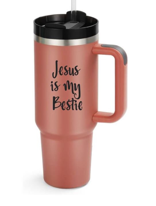 Jesus is My Bestie Vinyl Decal, Car Decal, Laptop Decal, Window Decal ...
