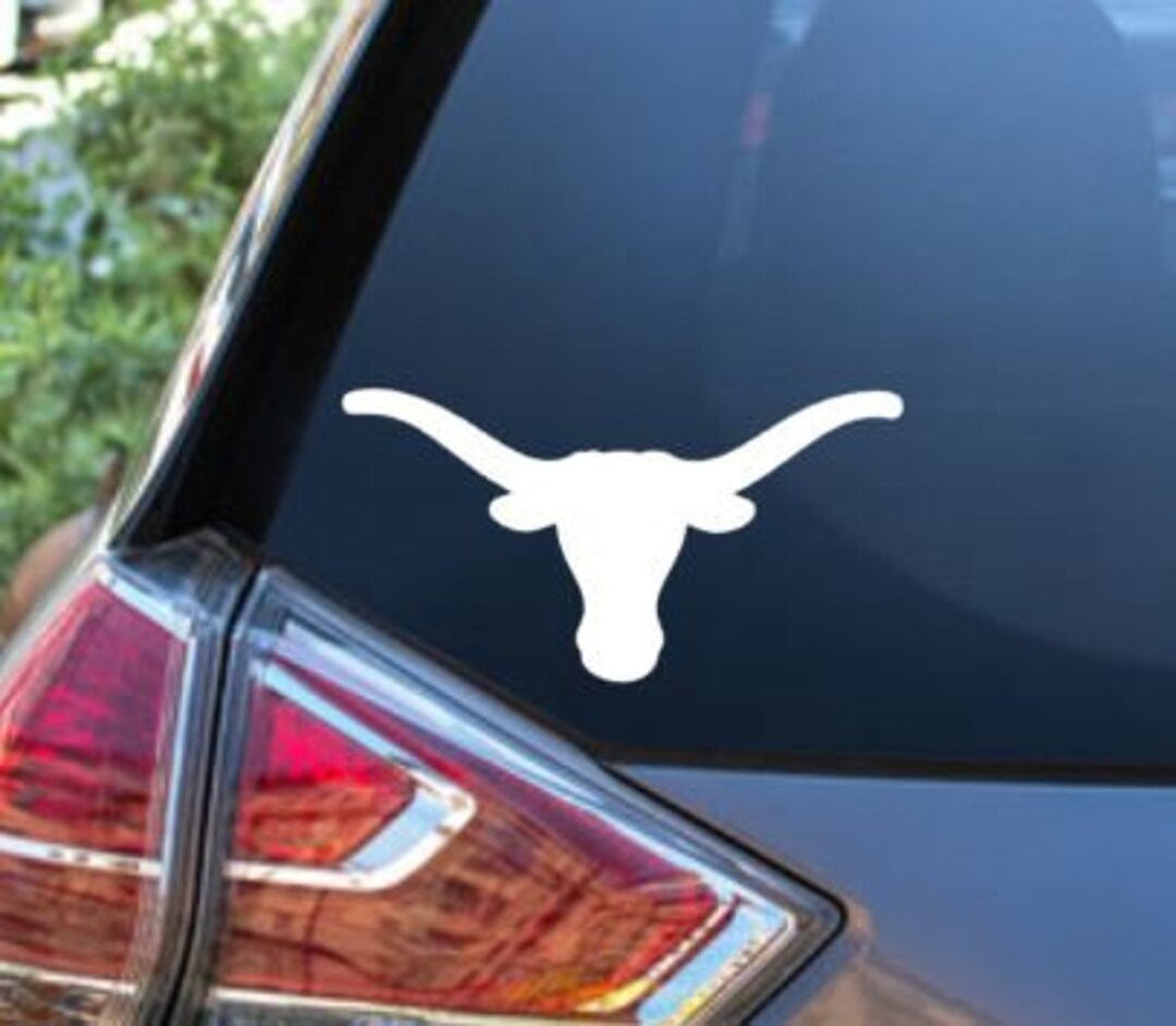 Longhorn Cow, Longhorn Bull Vinyl Decal, Longhorn Cattle, Texas, Cattle ...