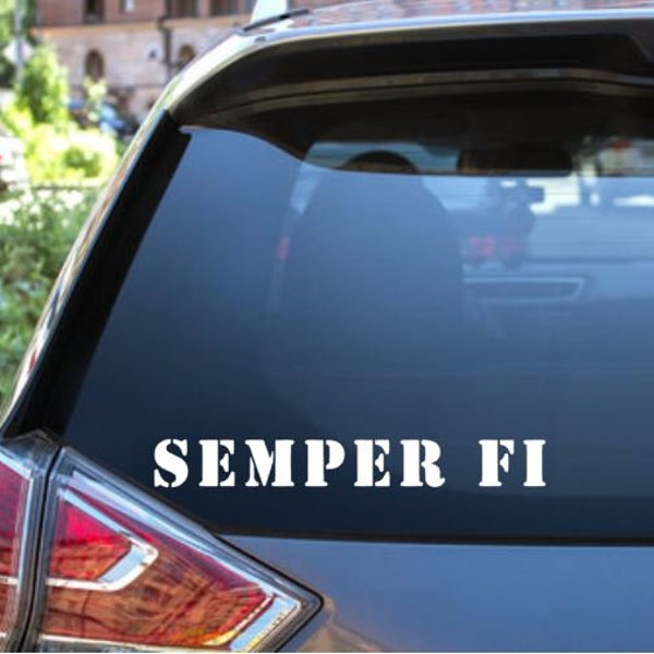 Semper Fi Decal - Etsy