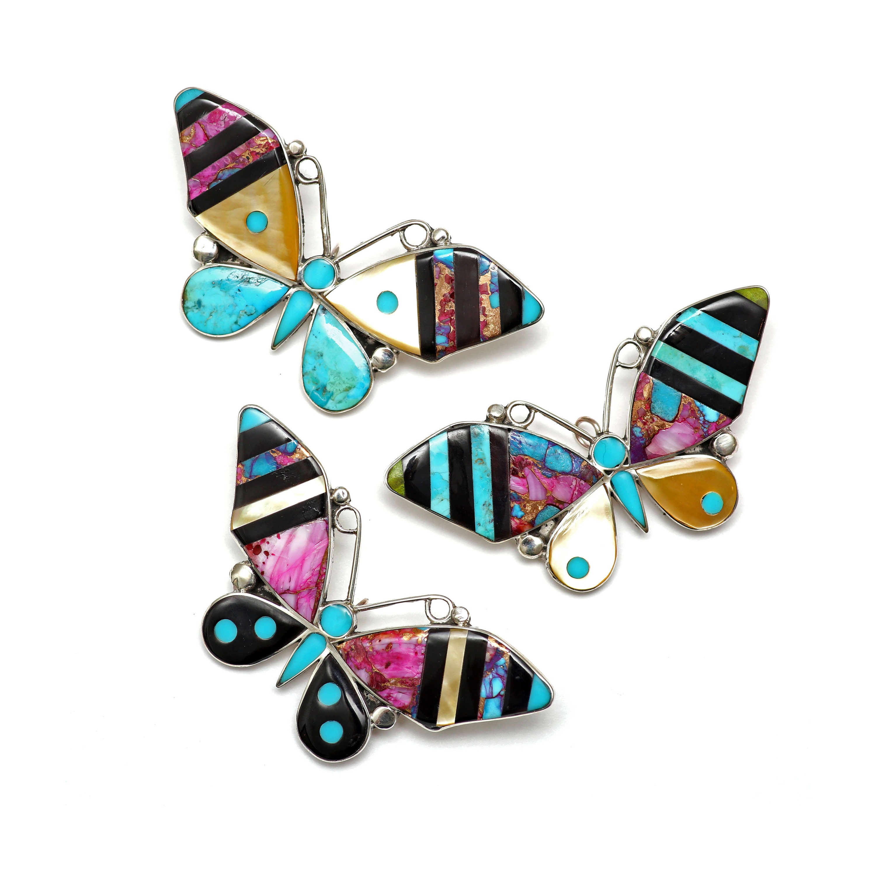 Zuni Butterfly Pendants - Etsy