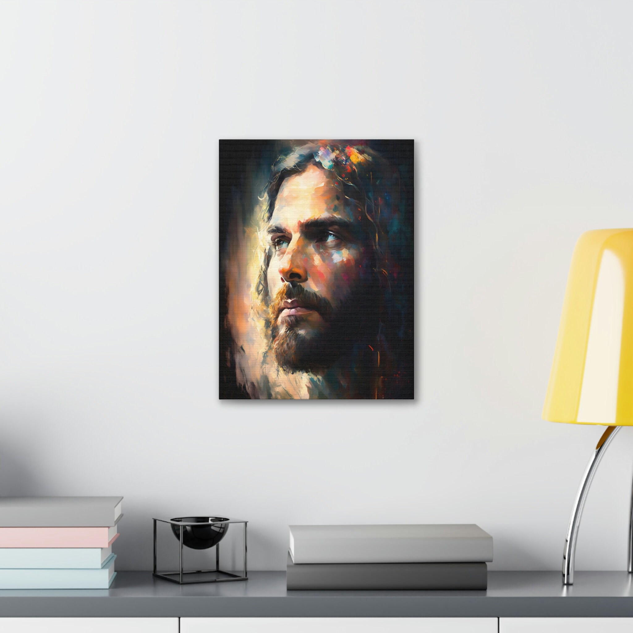 Portrait of Jesus in Canvas, Jesus Christ Wall Art, Religious Art ...