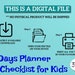 Editable Printable Planner for Kids Chores Daily Planner for 7 Days To ...