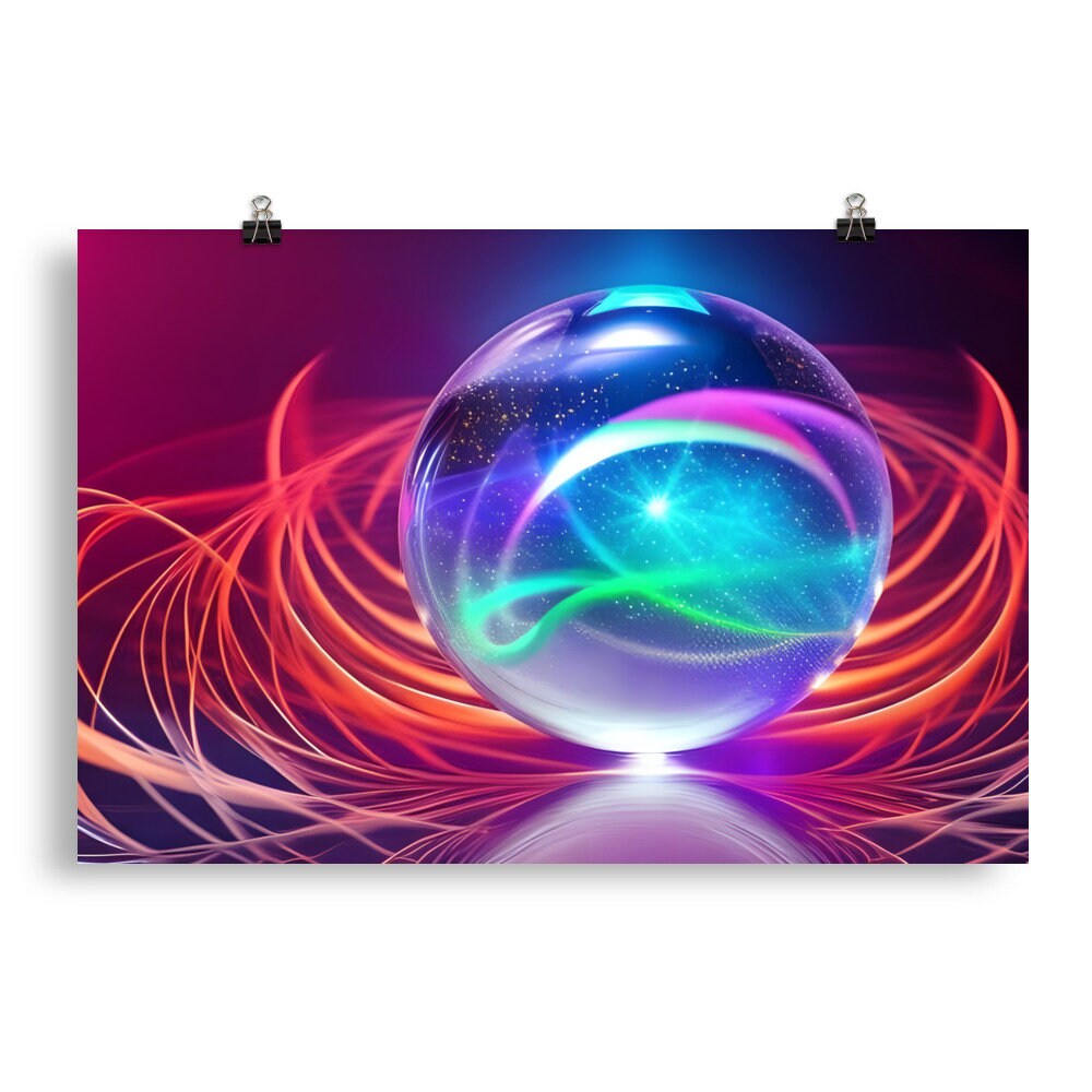Magic Crystal Ball (poster) - Etsy