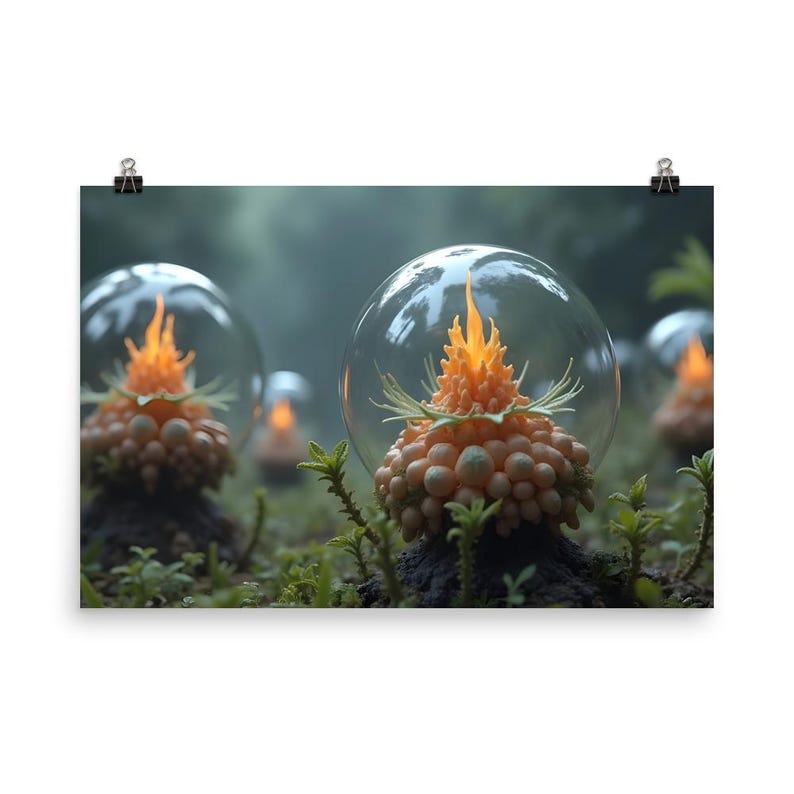 Alien Pods Sci Fi ET Wall Art Poster Print - Etsy