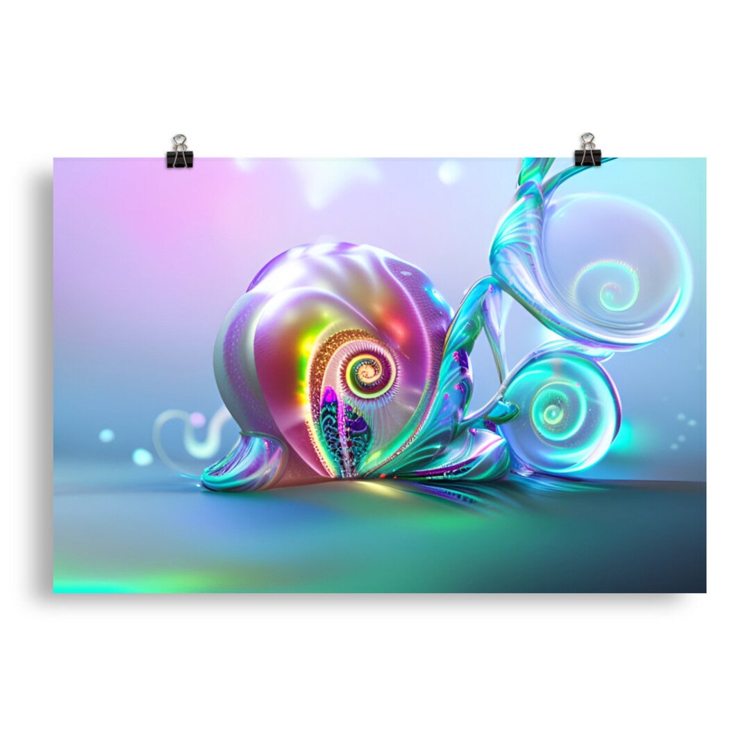 Snail-like Creature 9 poster - Etsy