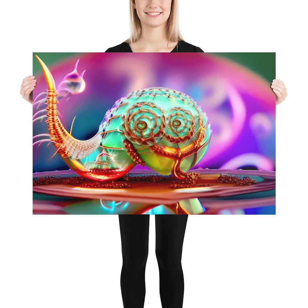 Snail-like Creature (poster) - Etsy
