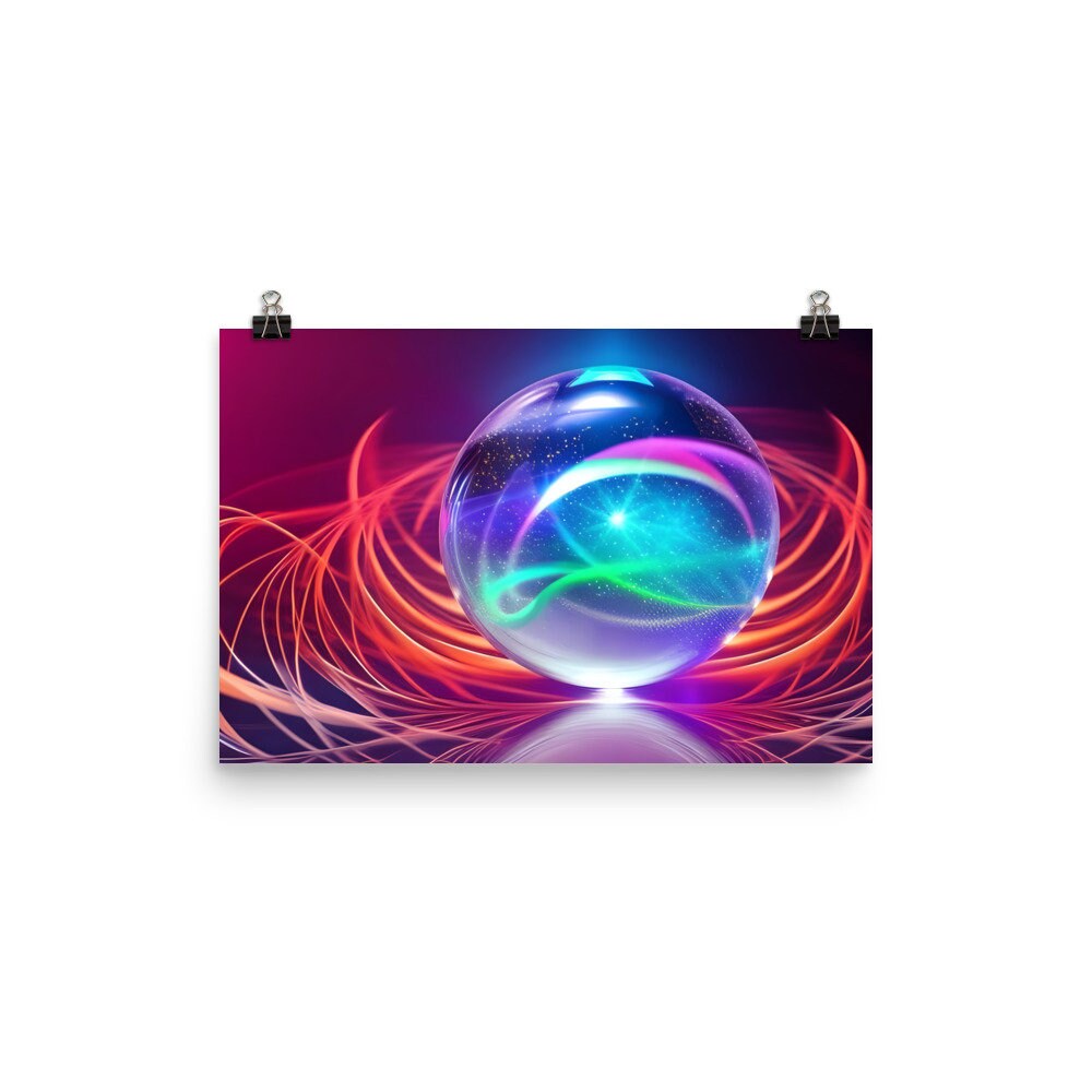Magic Crystal Ball (poster) - Etsy