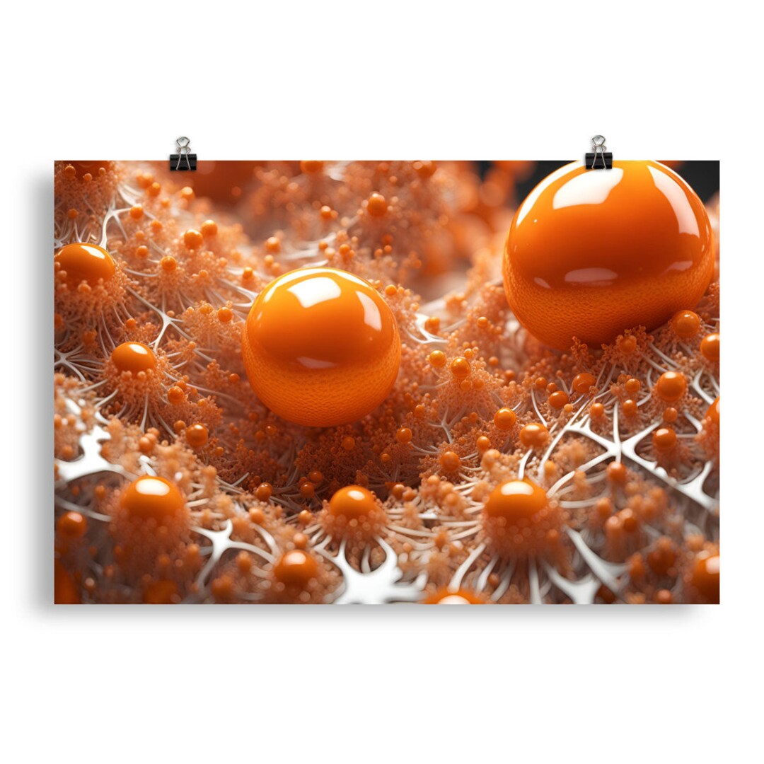 Abstract Fractal Poster Print - Etsy