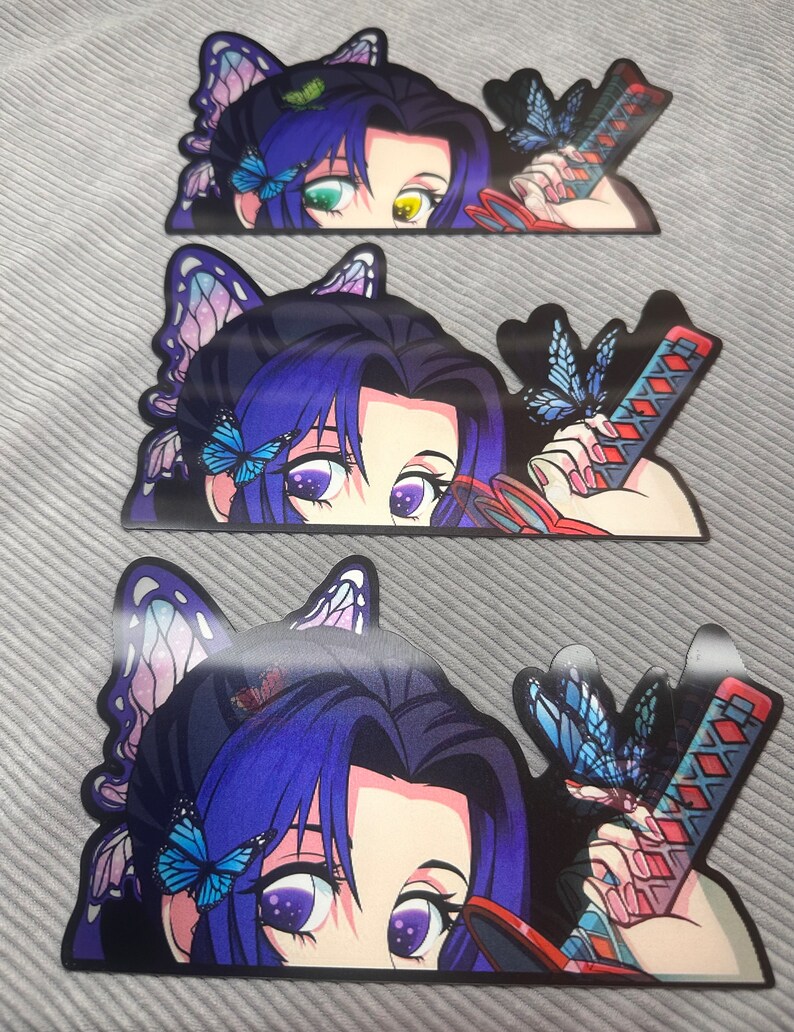 High Quality 3D Motion Decal Anime Sticker Waterproof - Etsy