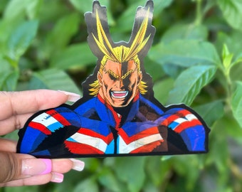 All Might Sticker - Etsy