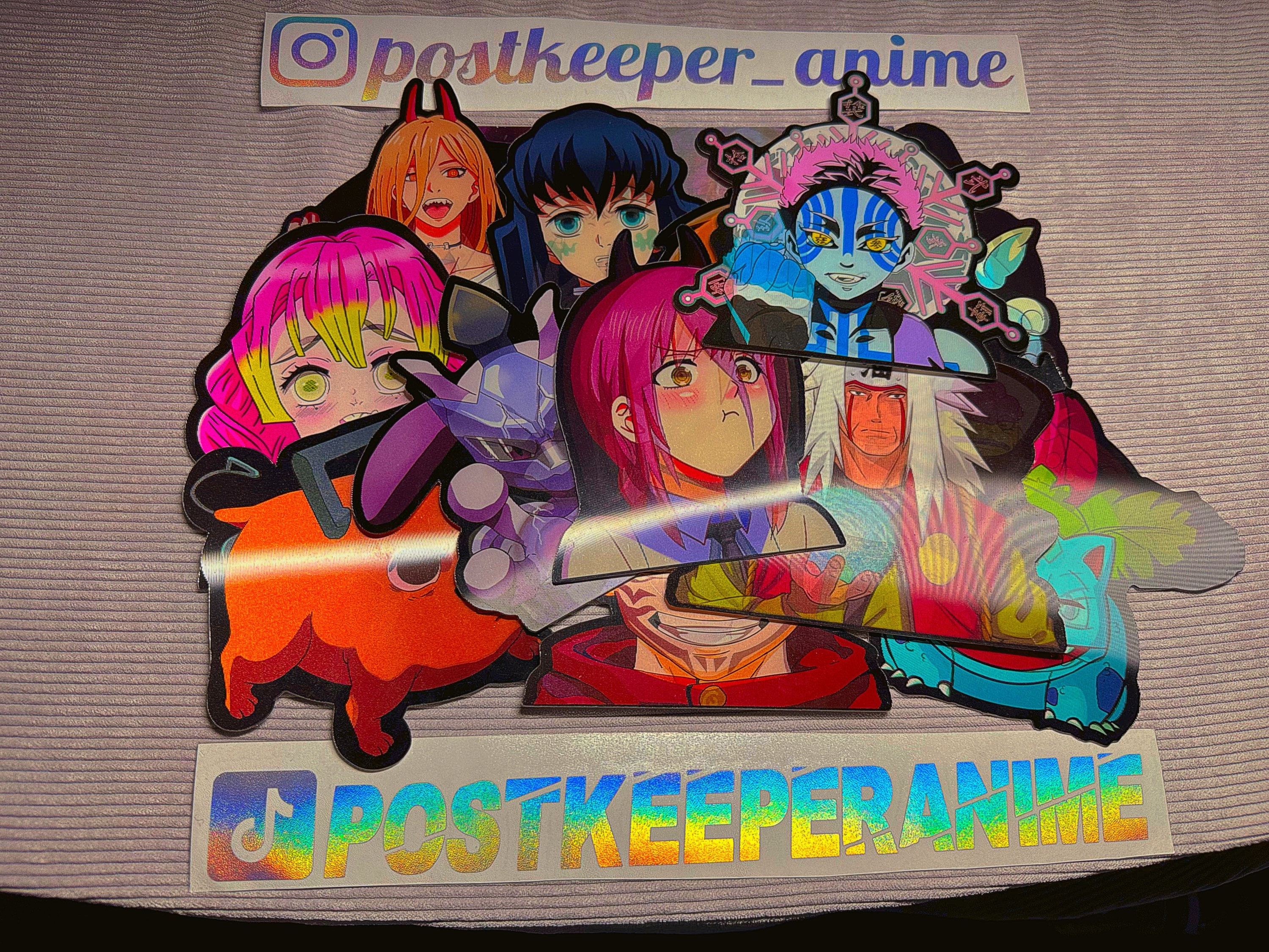 High Quality 3D Motion Decal Anime Sticker Waterproof - Etsy