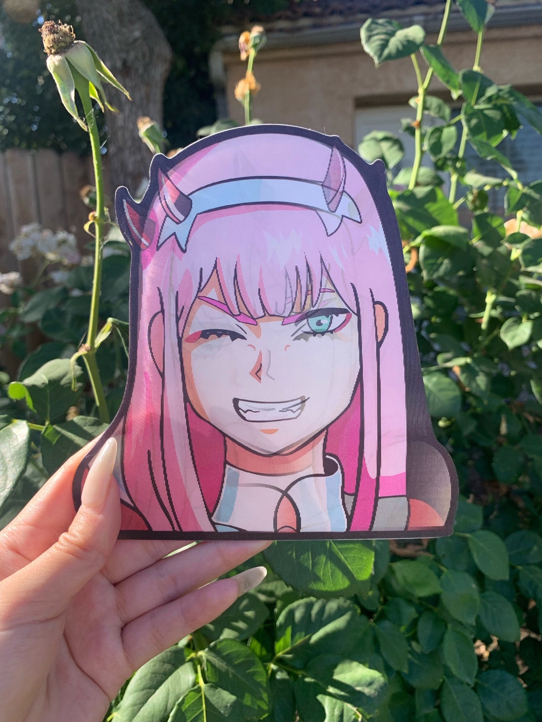 High Quality 3D Motion Decal | Anime Sticker | Waterproof | Car Decal ...